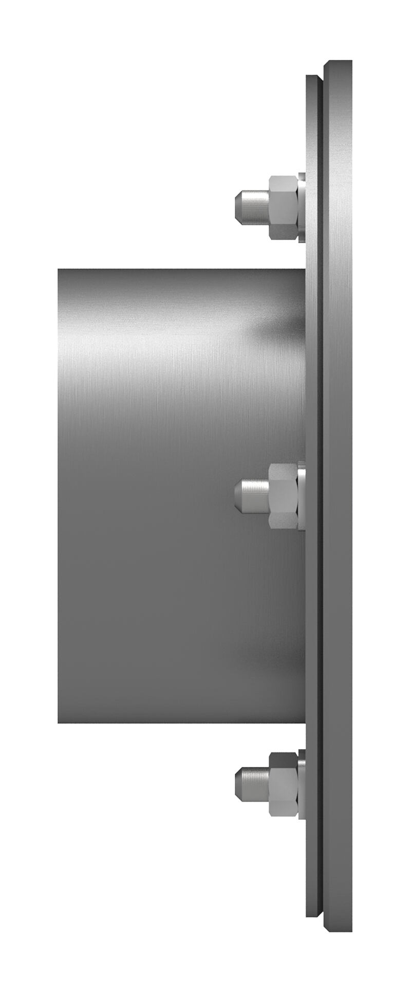 Fest-/Losflansch-Futterrohr aus Edelstahl - FLFA DIN18531 A2 - zum nachträglichen Andübeln nach ...